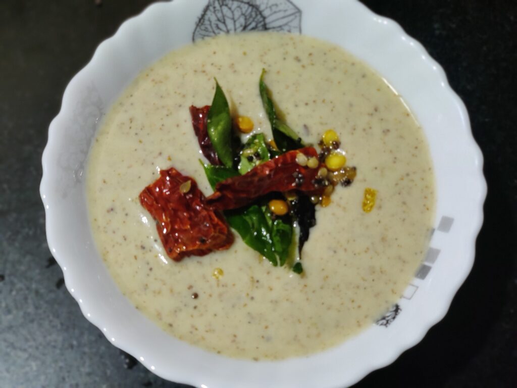 Padvalkai seeds tambli | Snake gourd seeds tambli - Bhojanashale